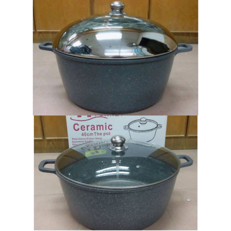 40CM PERIUK KAWAH RENDANG BATU CERAMIC | Shopee Malaysia