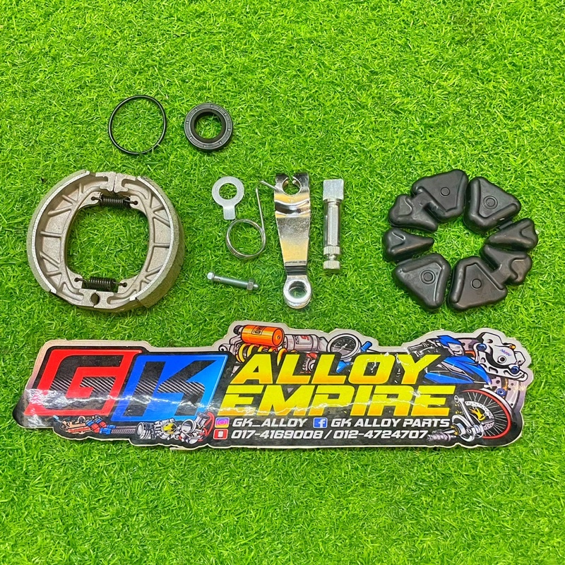SET LEANING + GETAH SPOCKET + ARM BRAKE + OIL SEAW PNO MOTOR EX5 DREAM ...