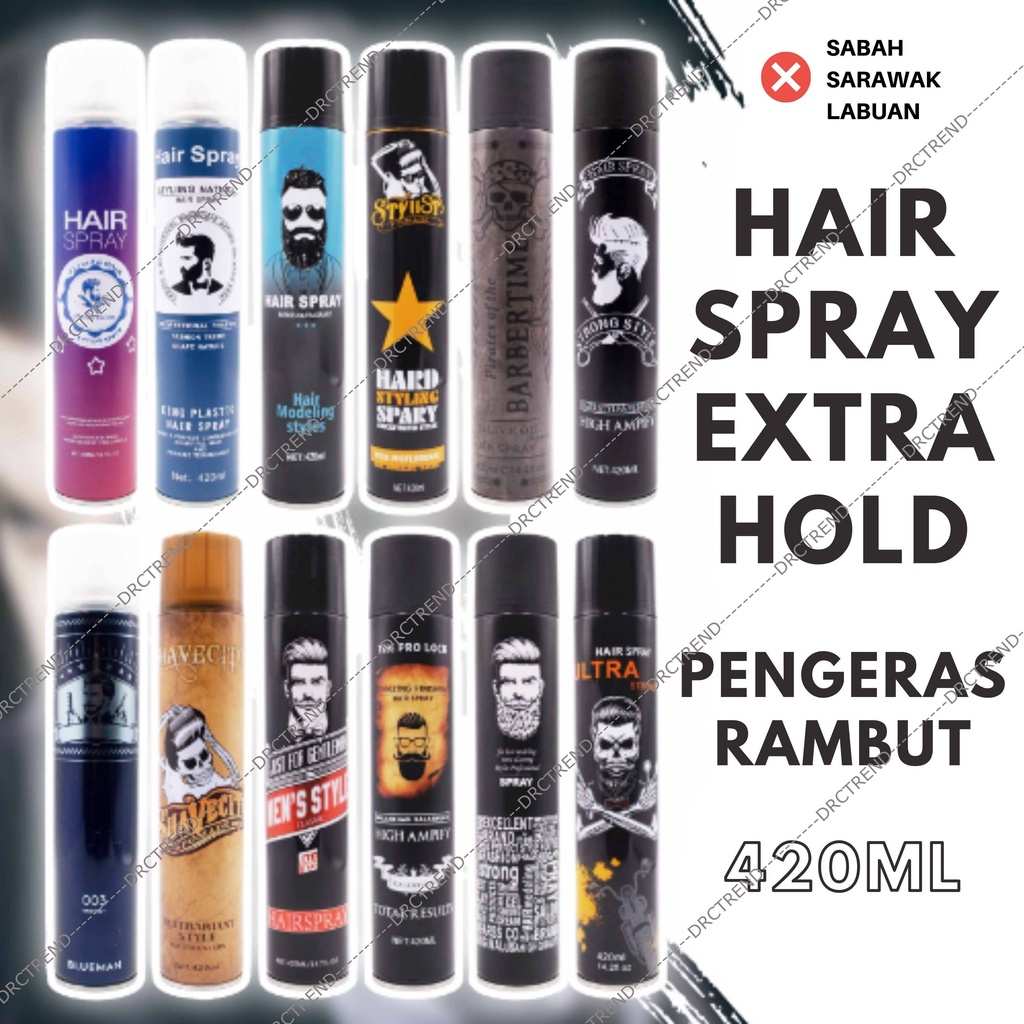 Hair Spray Styling SPRAY RAMBUT LELAKI Extra Hold Hair Spray Stylish ...