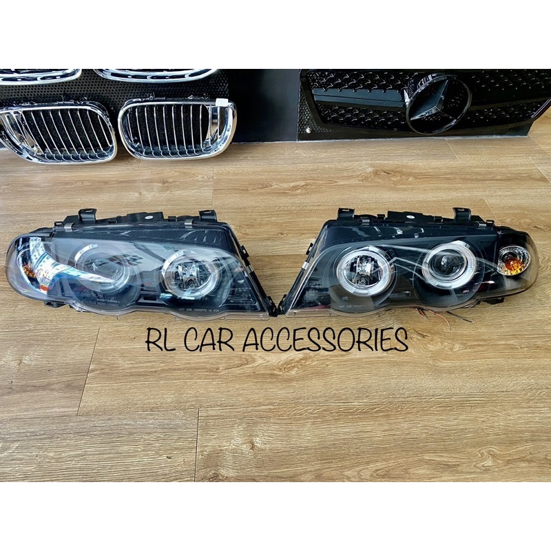 BMW E46 4Doors sedan projector headlamp headlight head lamp light led ...