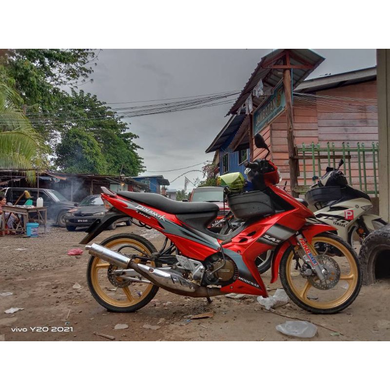 COVERSET Dinamik/Modenas dinamik/120 dinamik/merah colour/siap tampal ...