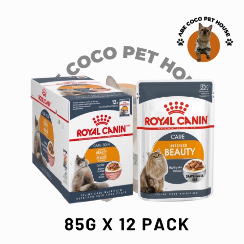 𝙰𝙱𝙴 𝙲𝙾𝙲𝙾 | [Best Price] Royal canin wet intense beauty pouch 85g x ...