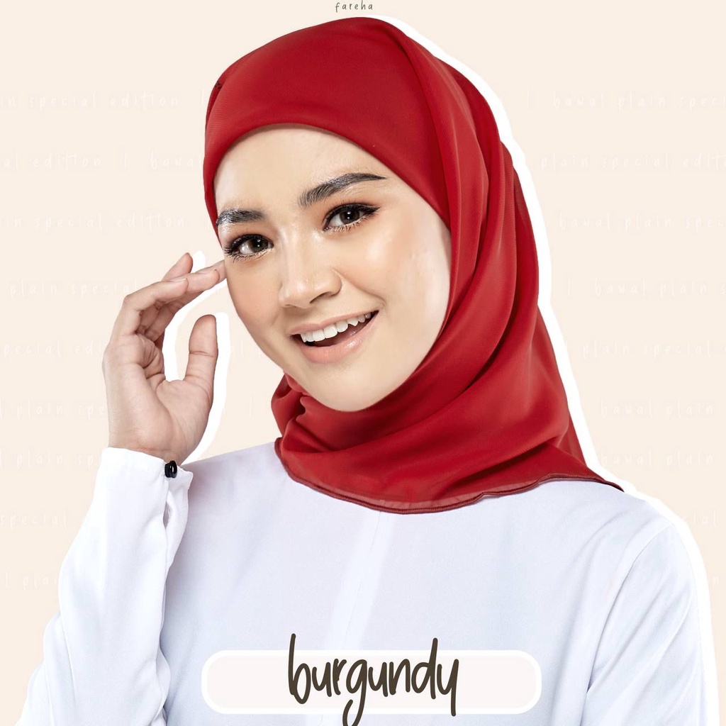 FAREHA MURAH CHIFFON PLAIN CLEAR STOCK | Shopee Malaysia