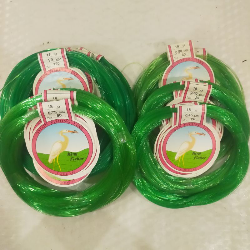 KINGFISHER TALI PERAMBUT TANGSI PANCING LAUT 20LBS - 120LBS LEADER ...