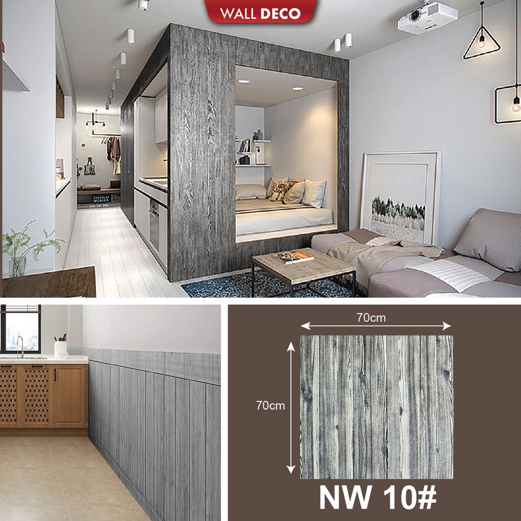 XL:70CM X 70CM [[ NATURAL WOOD ]] 3D WALL PAPER 3D WALLPAPER 3D WALL STICKER 3D FOAM WALLPAPER ...