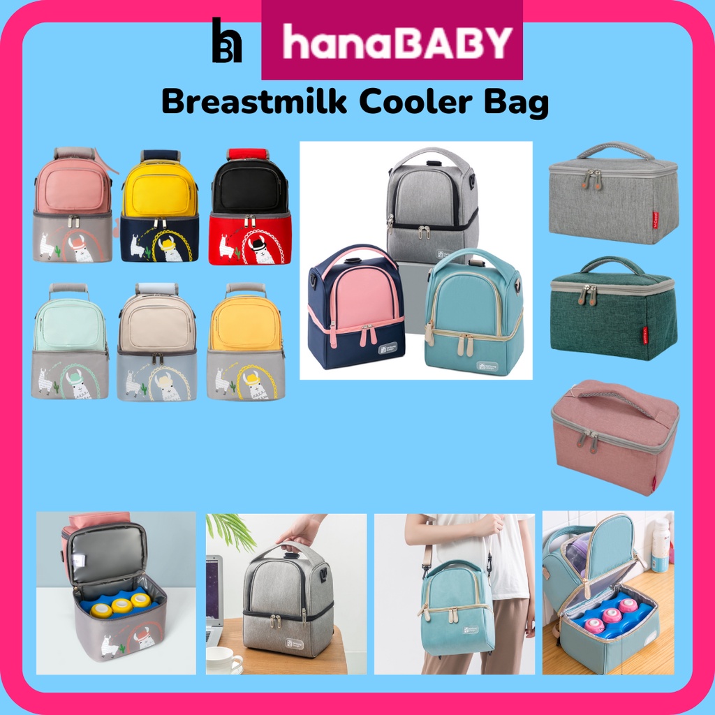 Breastmilk Cooler Bag Bag Susu EBM Breastmilk Cooler Bag Insulated Bag ...