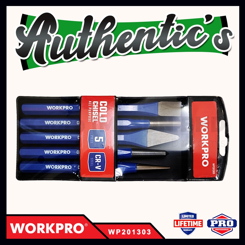 WORKPRO WP201303 5PC Punch & Chisel Set | Shopee Malaysia
