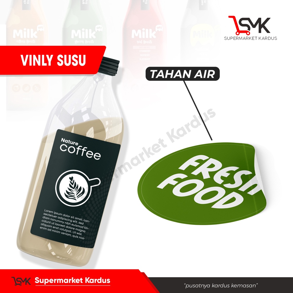 Vinyl Sticker (Custom) - Waterproof Sticker - Custom Label Sticker ...
