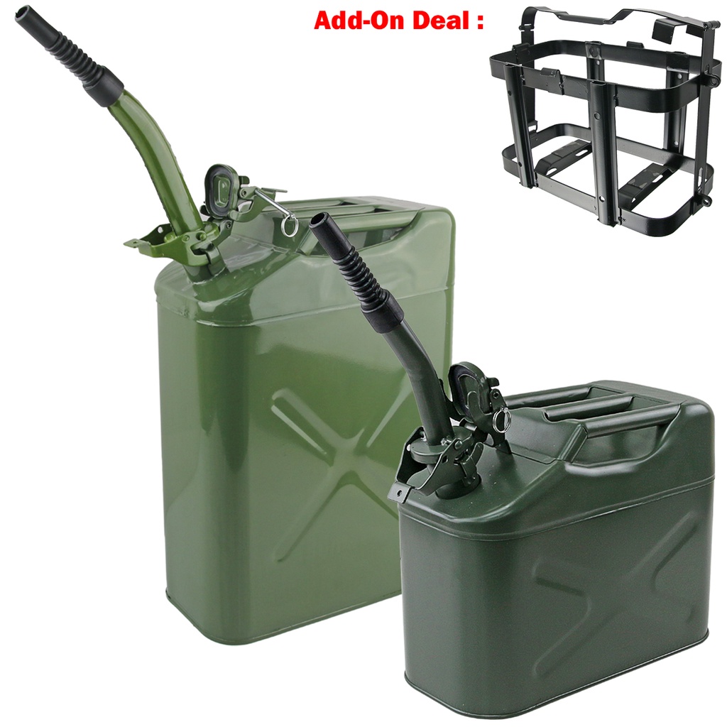 Safety Locking Pin Steel 10L/20L Jerry Can Flexible Spout Fuel Petrol ...