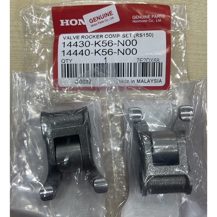HONDA RS150 ROCKER ARM SET (2 unit) -100% ORIGINAL IN/EX set | Shopee ...