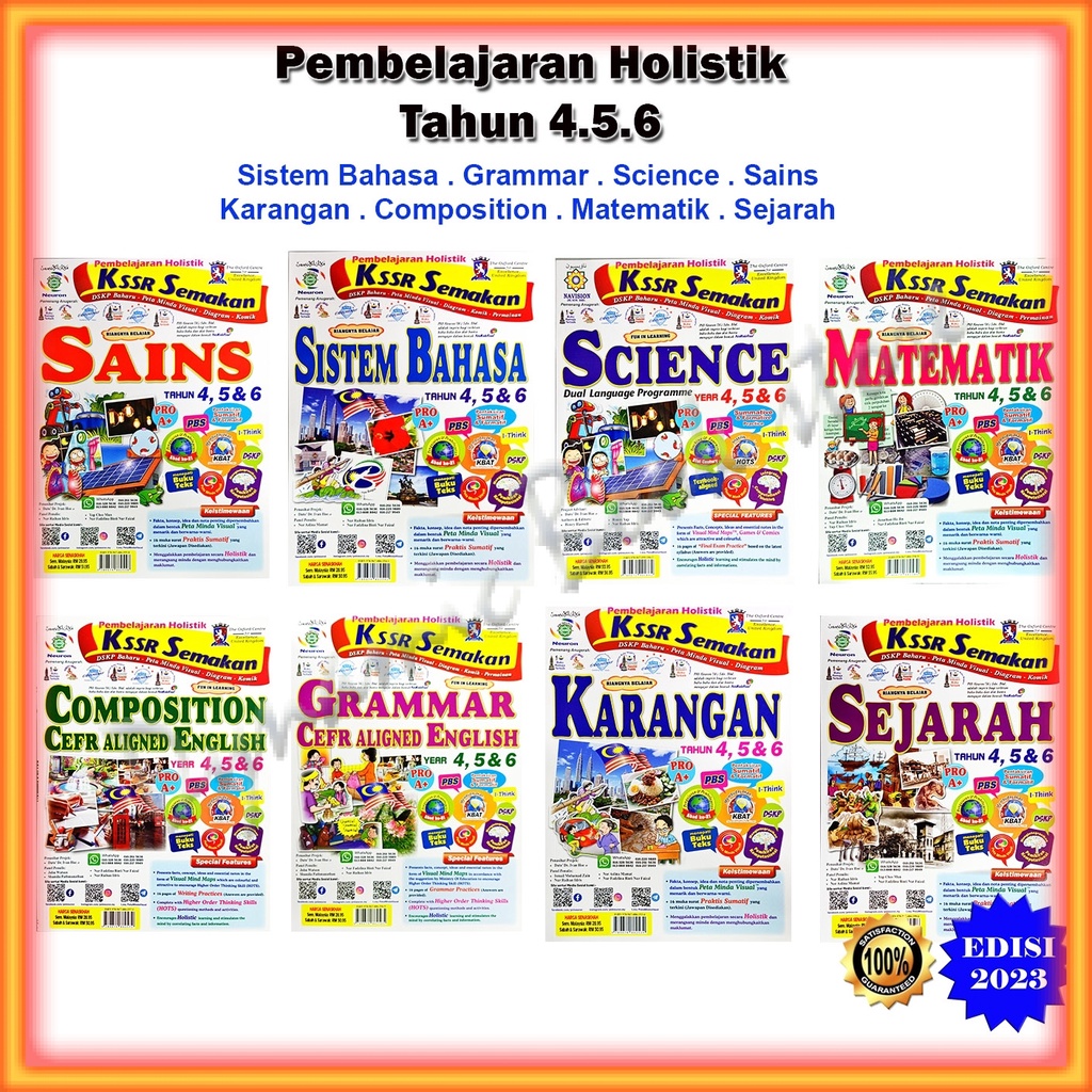 Buku Rujukan : Pembelajaran Holistik KSSR Semakan Tahun 4 , 5 & 6 Edisi ...