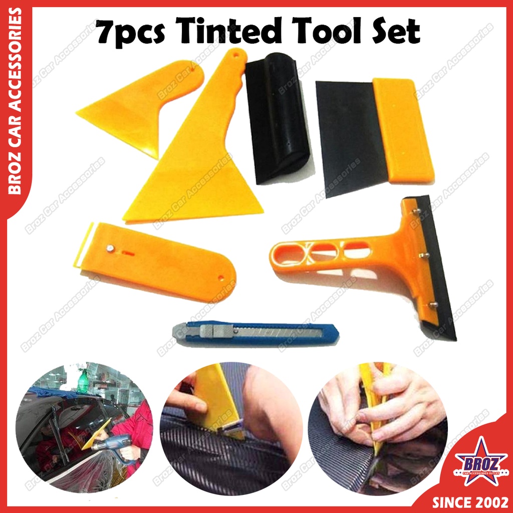 7pcs Tinted Tool DIY Car Window Tint Tool Kit Film Tinting Scraper ...