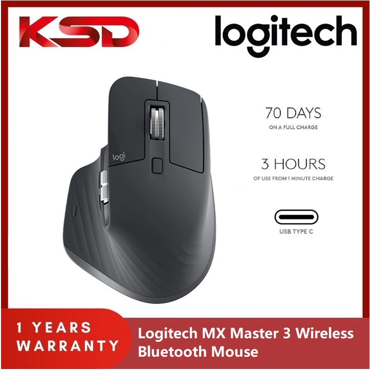 Logitech Mx Master 3 Wireless Mouse | Shopee Malaysia