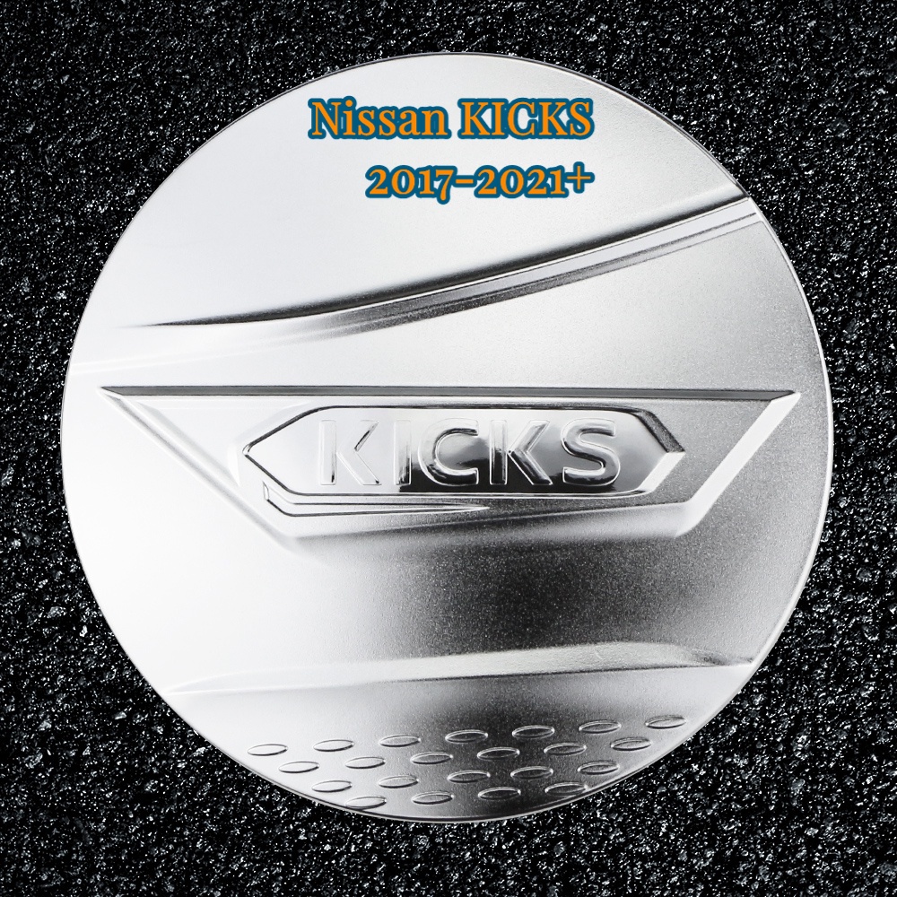 ABS Chrome Car Fuel Tank Cap Sticker Cvoer Trim for Nissan Kicks 2017 ...