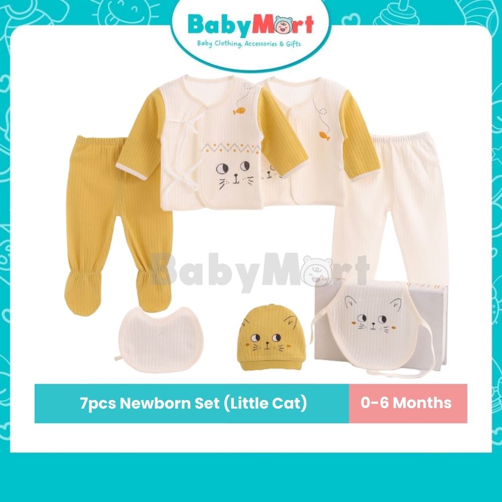 7pcs Newborn Sets Hampers Barang Baby Newborn Baju Baby Baby Hamper Set ...