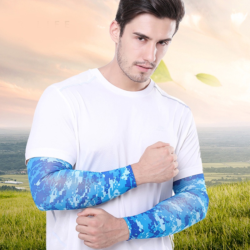 SL_ Hand Socks Golf UV Cooling Arm Sleeve/UV Sun Protection Arm Sleeve ...
