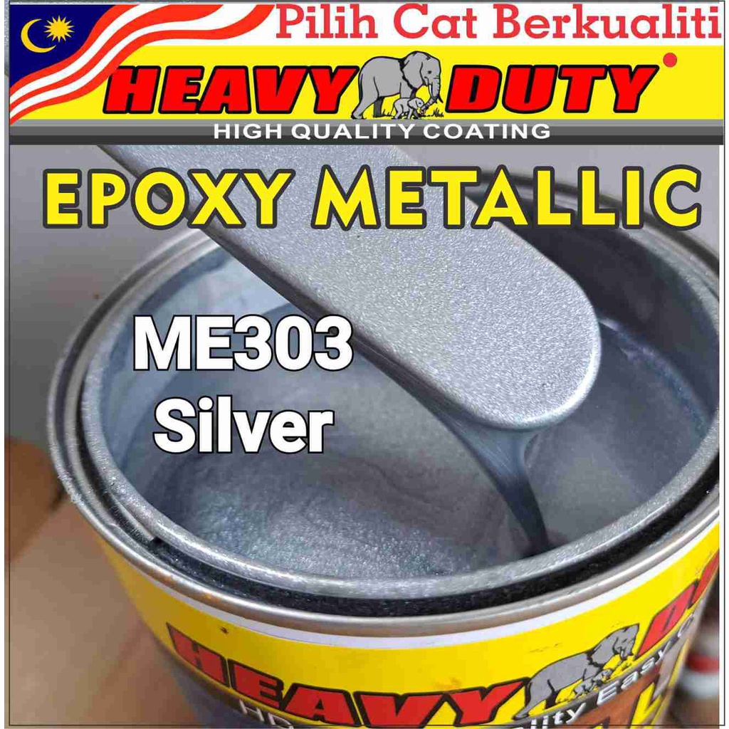ME303 SILVER ( Metallic Epoxy Paint HEAVY DUTY ) METALLIC EPOXY FLOOR ...