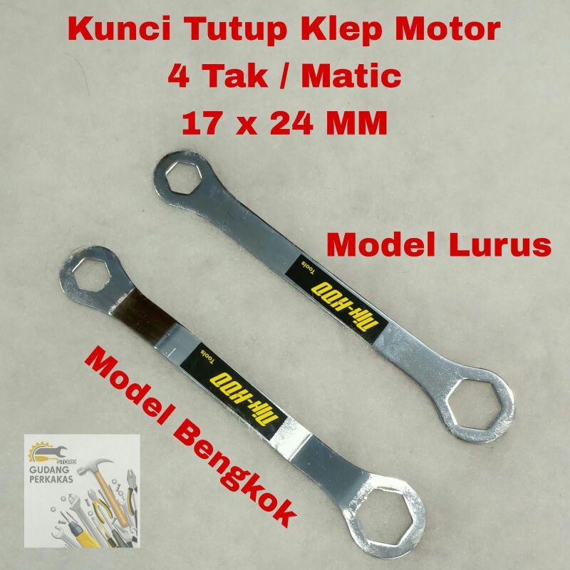 MESIN 17x24 MM Engine Block Key - 4 Stroke Automatic Motorcycle Valve ...
