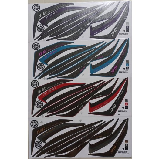 Yamaha Lc135 V8 Fi (22) Special Edition Tahun 2022 Body Sticker ...