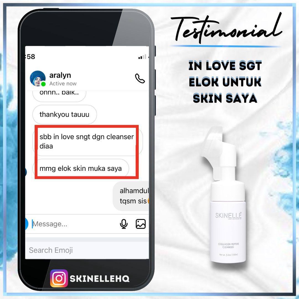 SKINELLE CLEANSER WITH BRUSH100ML( FREE POSTAGE) | Shopee Malaysia