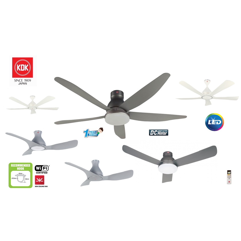 KDK DC MOTOR CEILING FAN NOKODA SERIES NIKKO SERIES | Shopee Malaysia