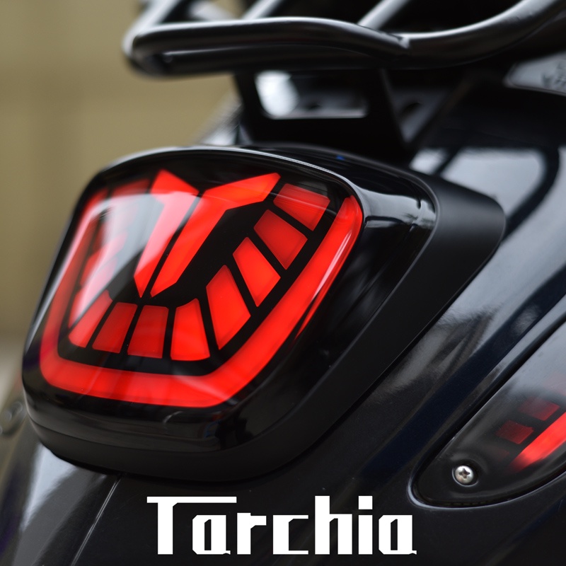 Motorcycle accessories for Vespa Spring 150 Sprint 150 Water LED Tail ...