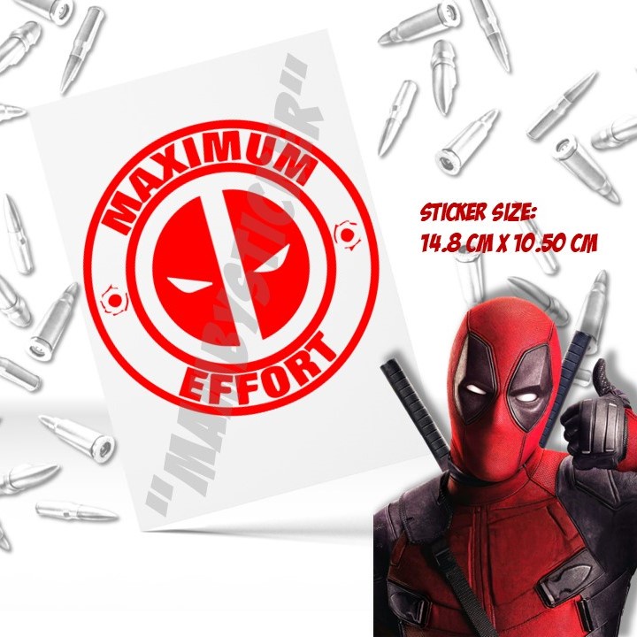 Car Sticker/Deadpool Collection PT05/Size A6/Ready Stock(FREE GIFT ...