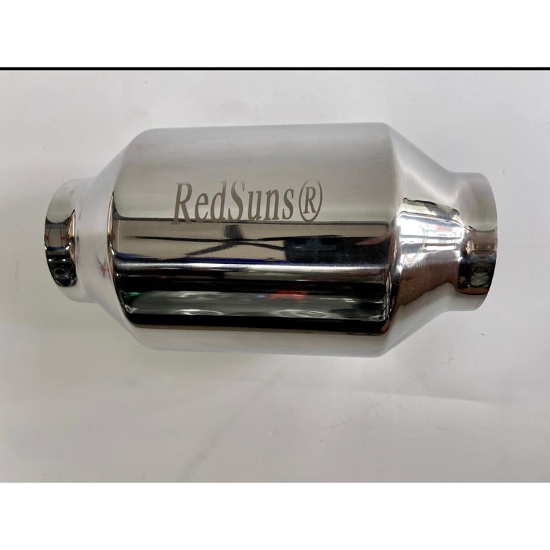 High Flow Catalytic Converter Sport Exhaust ceramic 400 Hole Stainless ...
