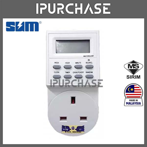 (Genuine)SUM 0026 Digital Timer With Sirim Approved | Shopee Malaysia