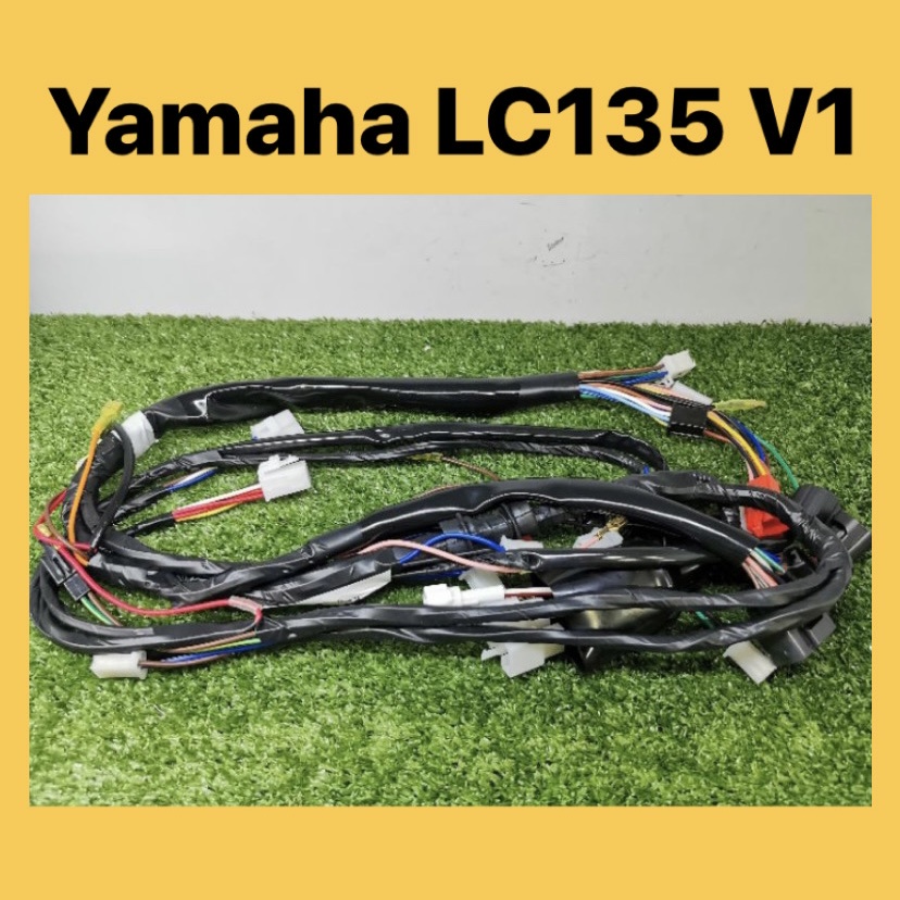 YAMAHA WIRE HARNESS SET LC135 V1 Full Wayar Set/ Wire Set Wiring BODY ...