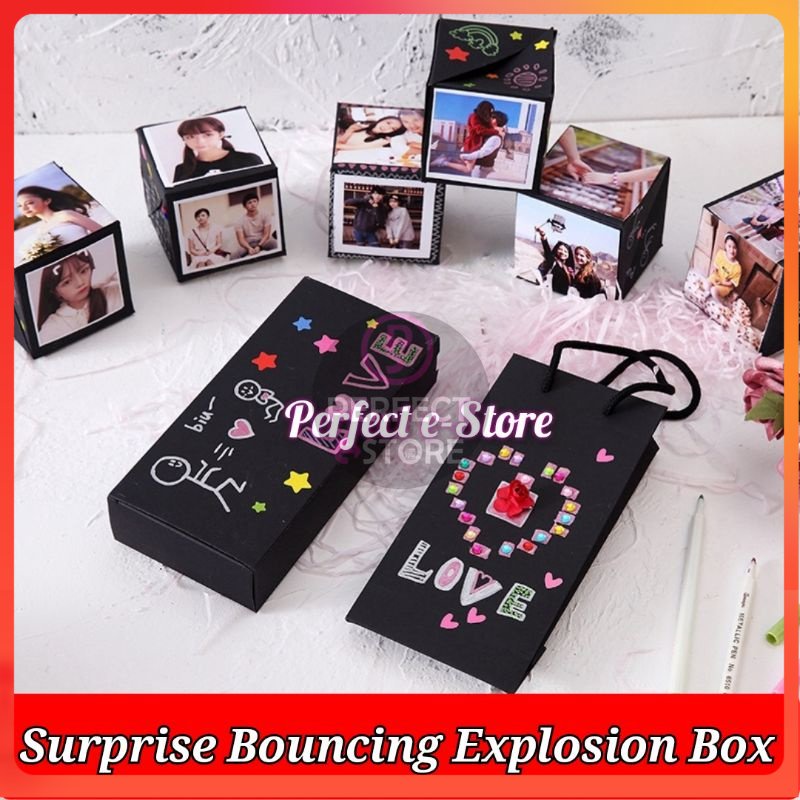 🔥ReadyStockIn🇲🇾 | Surprise Bouncing Explosion Box DIY Photo Album ...