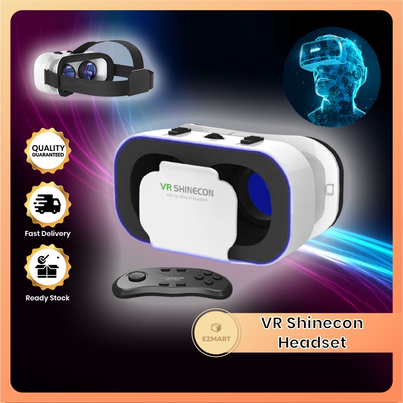 Ready Stock In Malaysia VR Shinecon 3D Box Virtual Reality Glasses VR ...