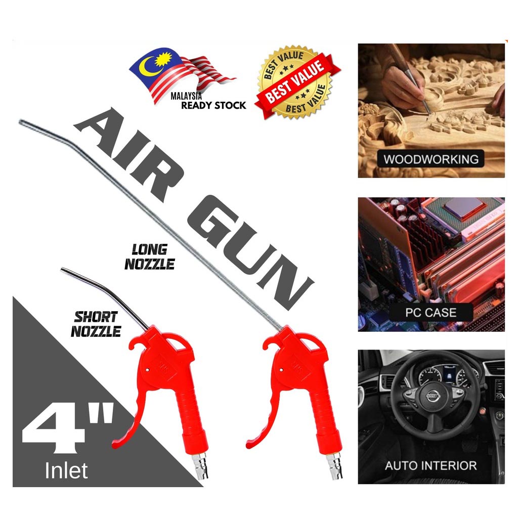Compressed Air Blower Duster, Blow Dust Gun Pneumatic Duster Air ...