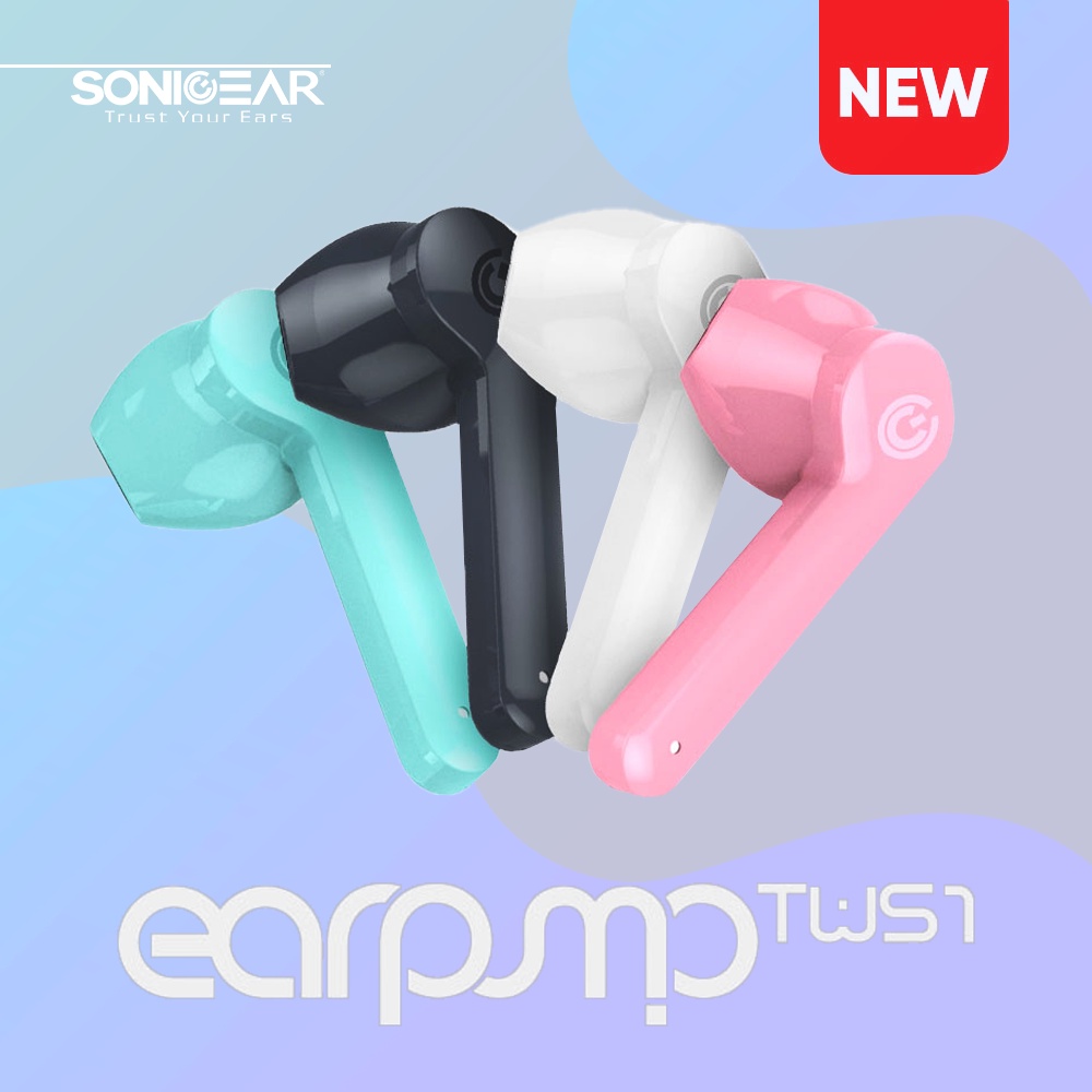 SonicGear Earpump Comfy 1 TWS Bluetooth Wireless Earbuds with IPX-5 Splash Proof | Up to 35 ...