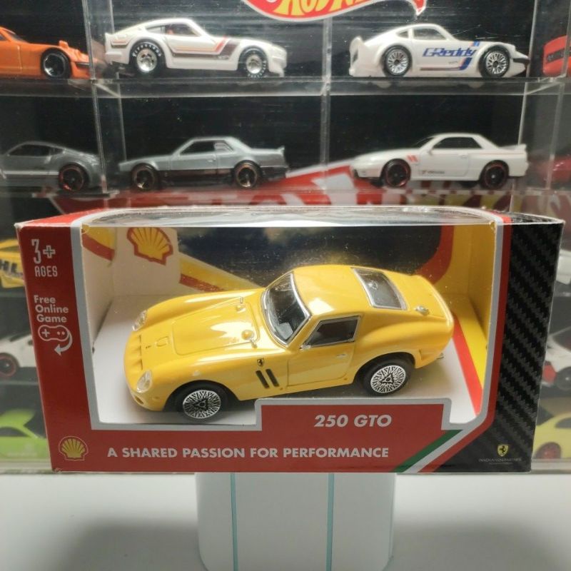 Bburago Offical SHELL FERRARI 2019 Diecast Collection, FERRARI 250 GTO ...
