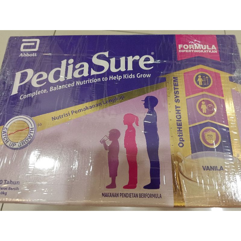 Abbott Pediasure 1-10 Tahun Vanila 4.2kg (1.8kg*2 + FREE 600g) (Expired ...