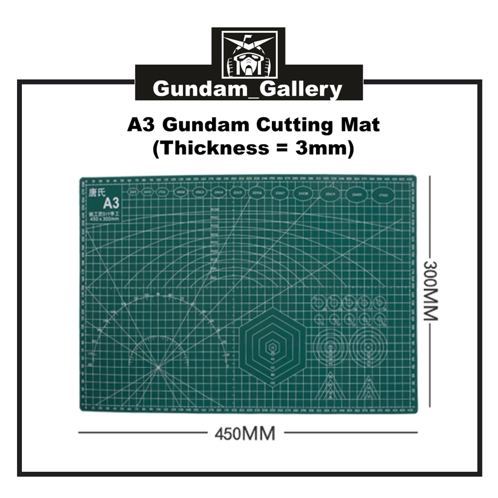 A3/A4 Gundam Cutting Mat (Double sided) | Shopee Malaysia