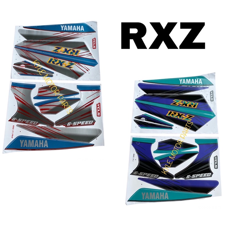 RXZ BOS BODY STICKER SET (5) | Shopee Malaysia