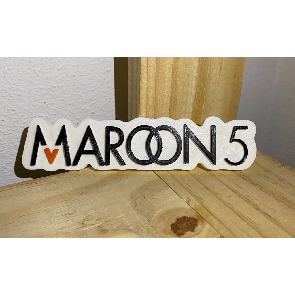 MAROON 5 Logo (3D Desk Decoration) | Shopee Malaysia