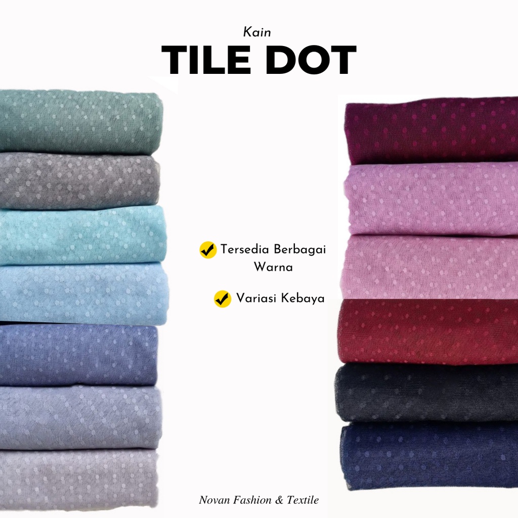 Tile Dot Fabric / Tulle Dots Smooth Polka Dots / Polka Dot / Dotty ...