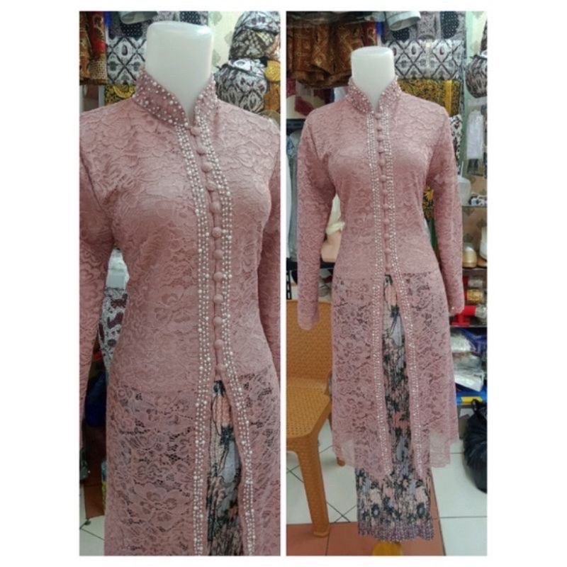 (PAY On THE PLACE) ibu besan kebaya By HAVID BROCAT kebaya MIX PEARL ...