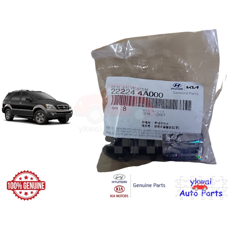 Genuine Hyundai Valve Seal for Kia Sorento BL 2.5 (D) (1PC) - 22224 ...