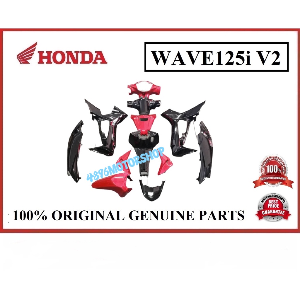 100% ORIGINAL BSH HONDA WAVE125I V2 WAVE125 I WAVE 125 I FULL BODY ...