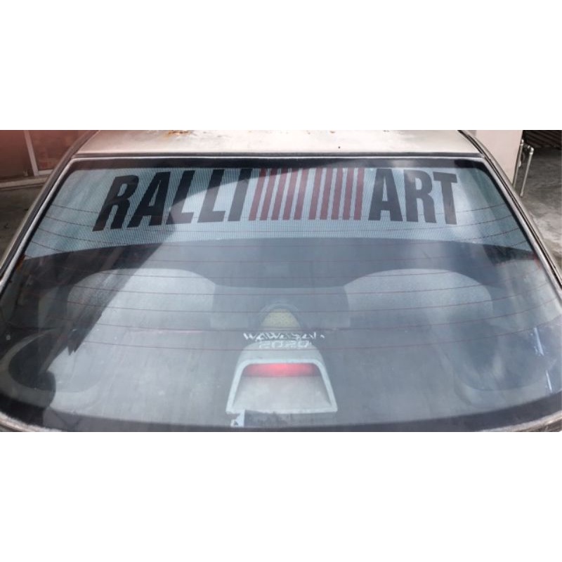 Cars Sticker RalliArt Car Windows Sticker Tampal Dalam Cermin Ralli Art ...