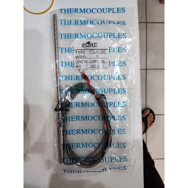 Ptc Sensor Thermocouple Type K Probe Length 15cm Cable 2 Meters ...
