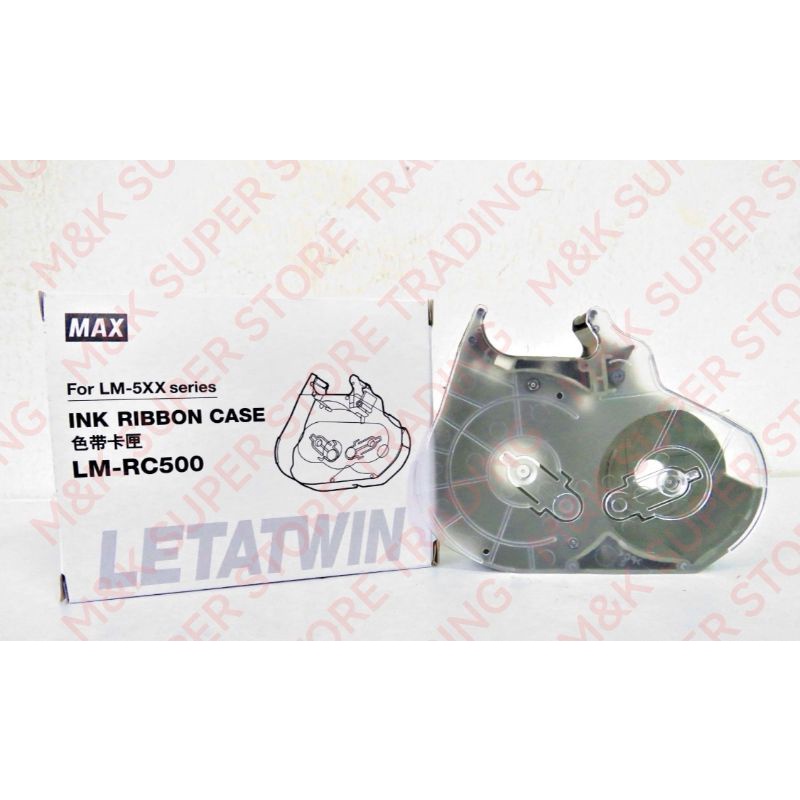 MAX LETATWIN LM-RC500 INK RIBBON CASE ONLY FOR USE LM-550A / LM-550A2 ...