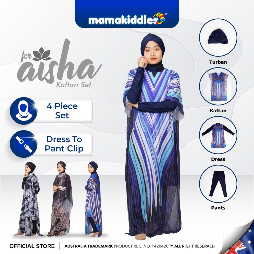 [🔥HOT SALE🔥] Muslimah Swimsuit Suit Beachwear Baju Swimming Kaftan ...