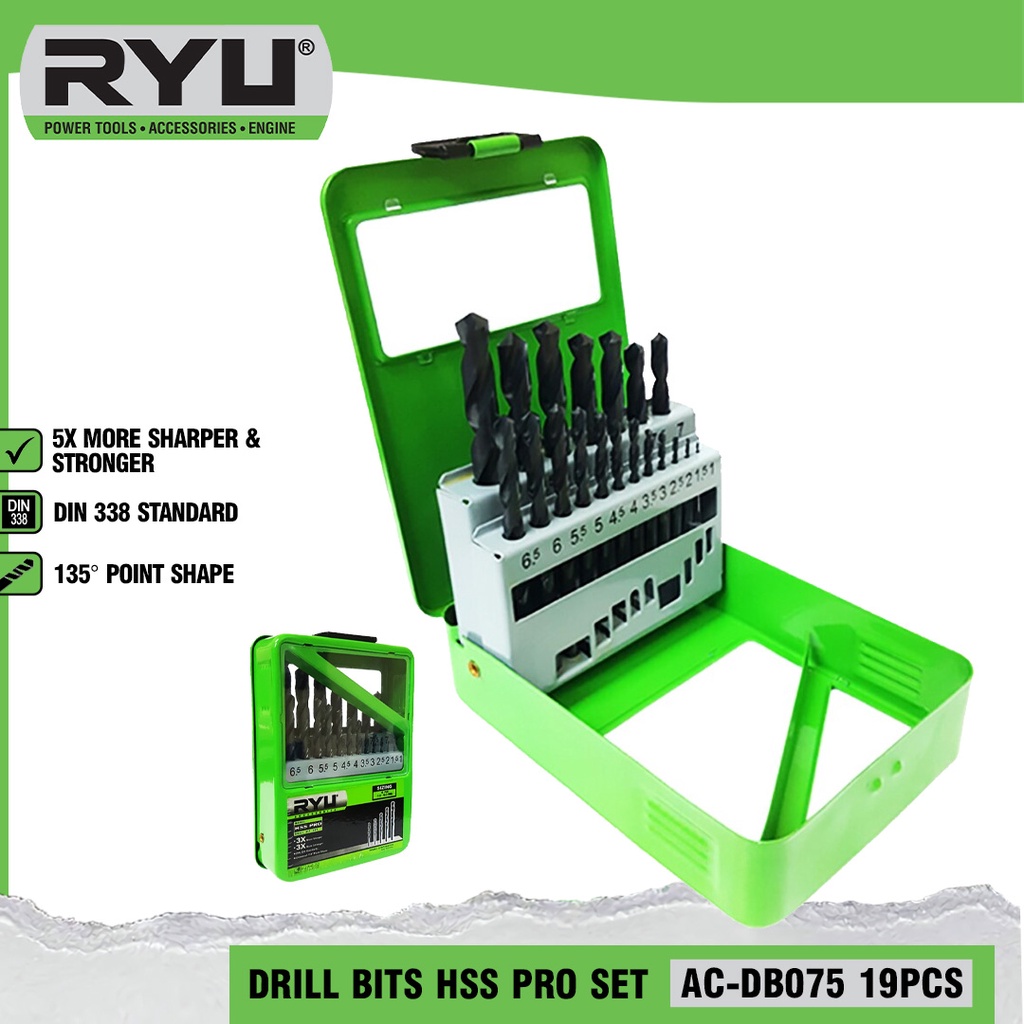 RYU HSS Pro Set (1-10mm) AC-DB075 | Shopee Malaysia