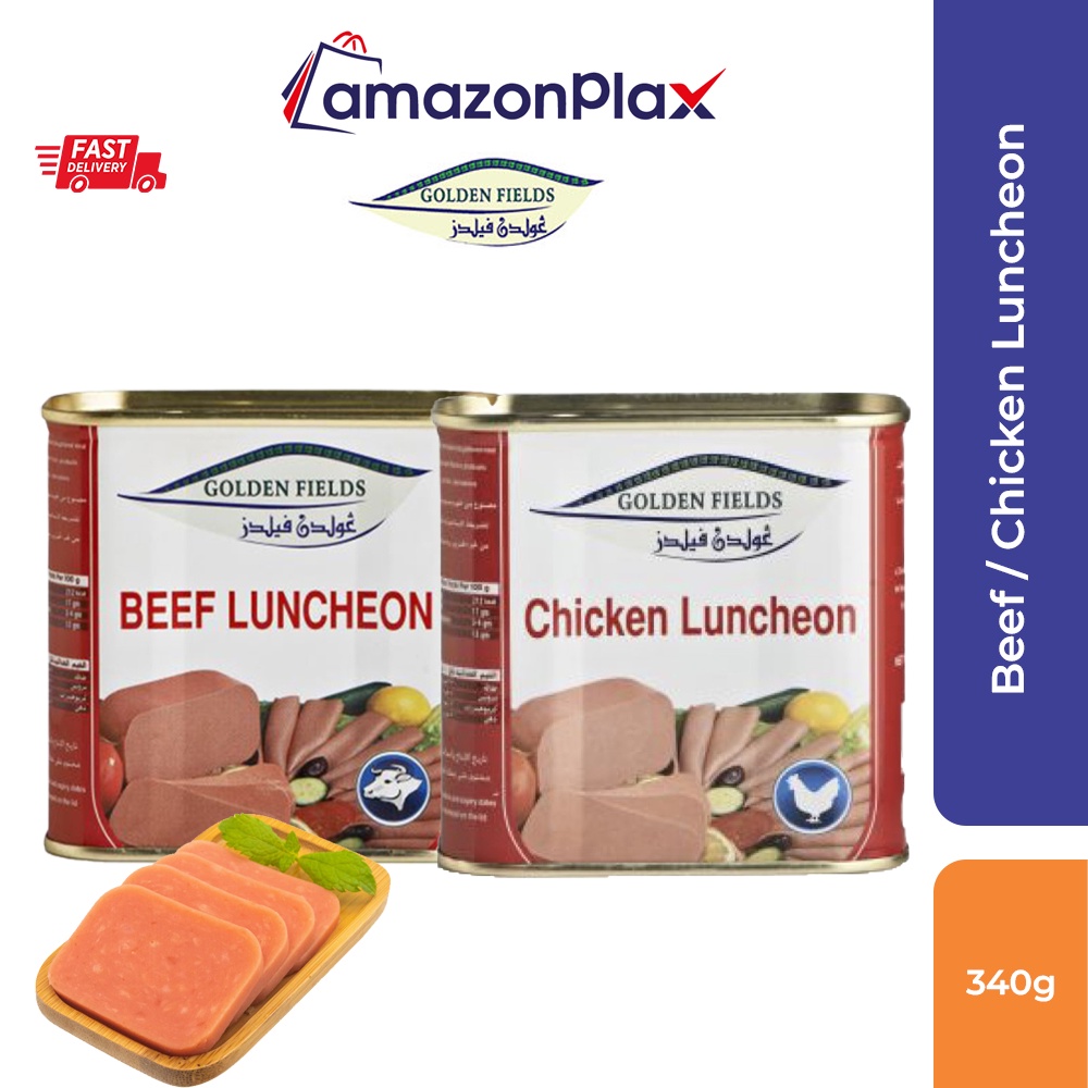 Golden Fields Chicken / Beef Luncheon 340g | Shopee Malaysia