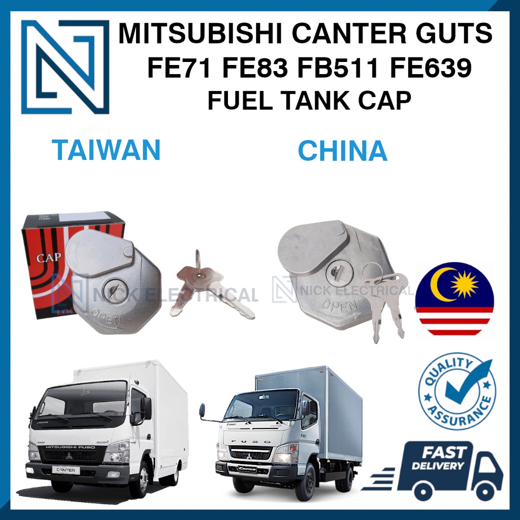 MITSUBISHI CANTER GUTS FE71 FE83 FB511 FE639 FUEL TANK CAP WITH LOCK ...